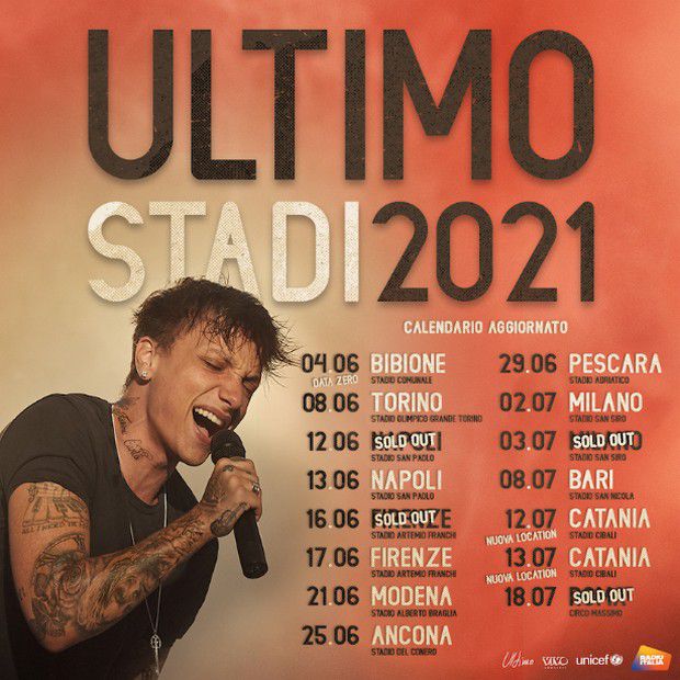 Ultimo in concerto in Sicilia allo Stadio Cibali - Radio Time