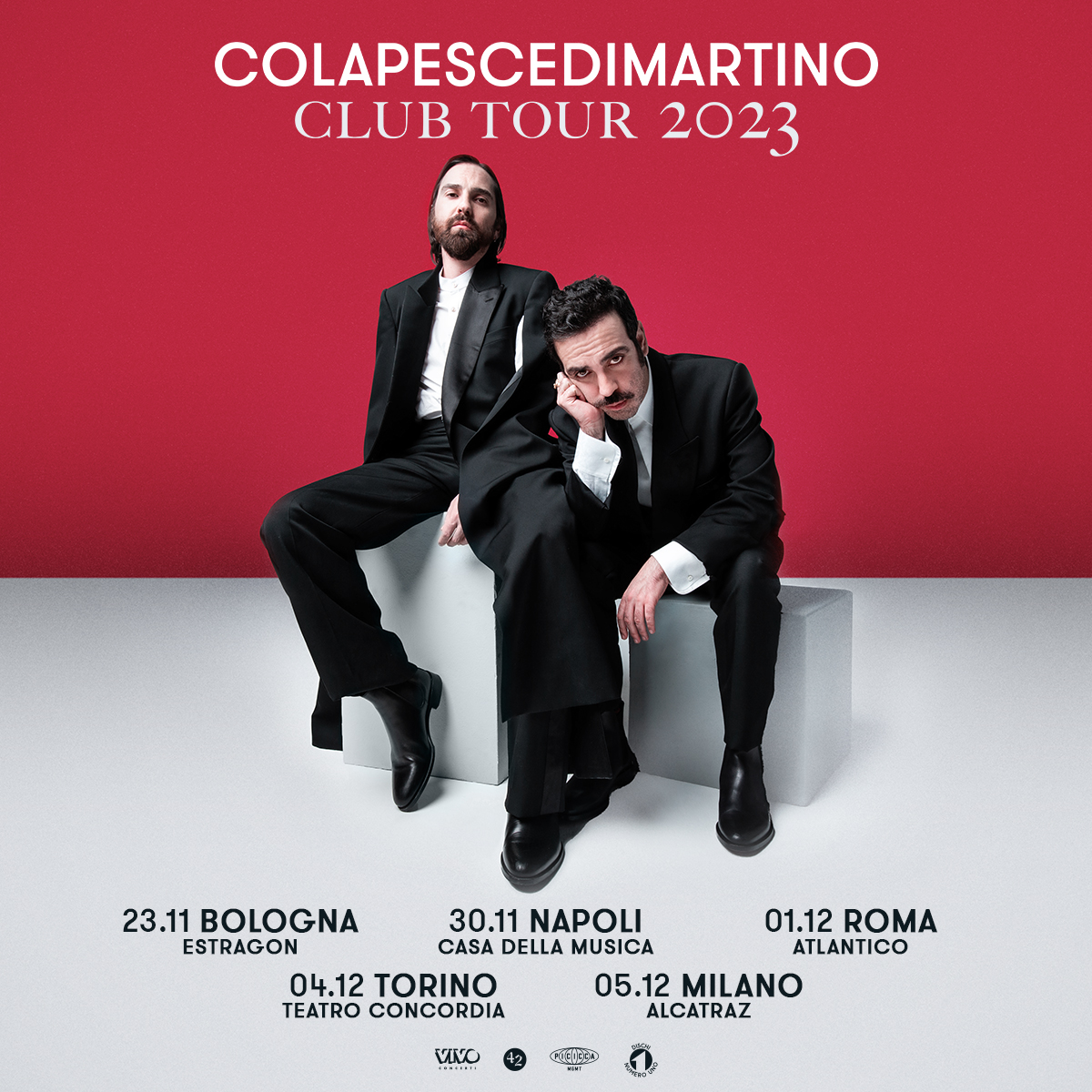 COLAPESCE e DIMARTINO annunciano CLUB TOUR 2023 - Radio Time