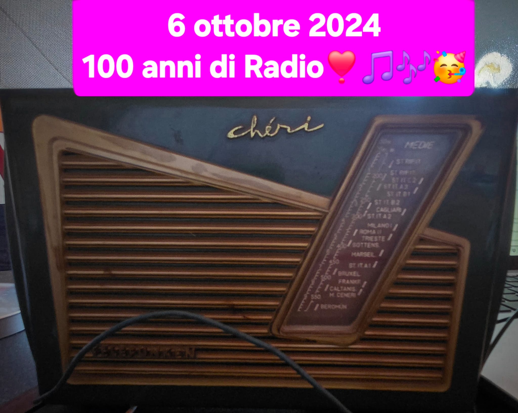 100 anni della Radio, 6 ottobre 1924 - 6 ottobre 2024 - Radio Time